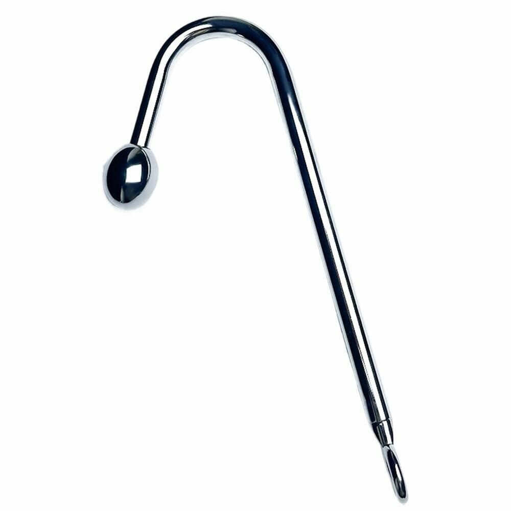 Анальный крюк с тремя шарами для БДСМ