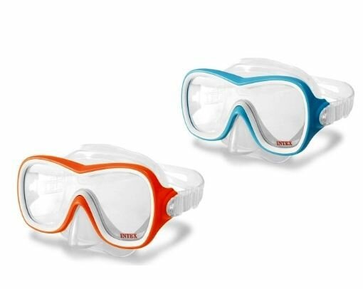 Intex Маска для плавания Wave Rider Sport, 2 цвета, от 8 лет, в блистере