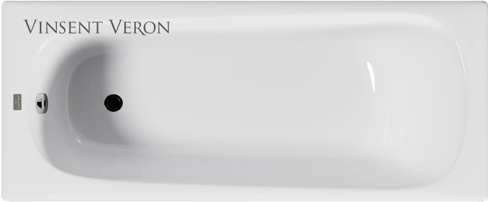 Ванна чугунная Vinsent Veron Concept VCO1607042 160x70 см, белый