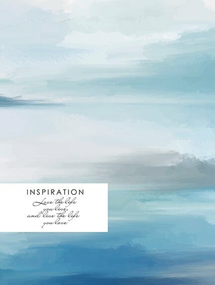 Ежедневник недат. А6 128л "мечты. О море" интегр. переплет, ламинация Soft Touch, печ.1кр, офсет