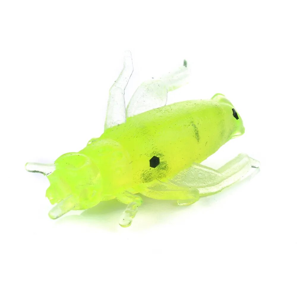 Мягкая приманка для рыбалки, Yellow Green, Светло-желтый