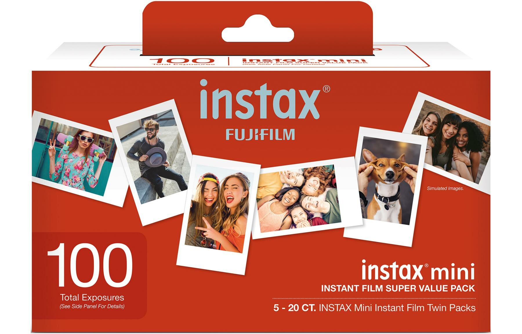 Фотобумага для мгновенных камер FUJIFILM INSTAX Mini Single Shot, белая, 60 шт.