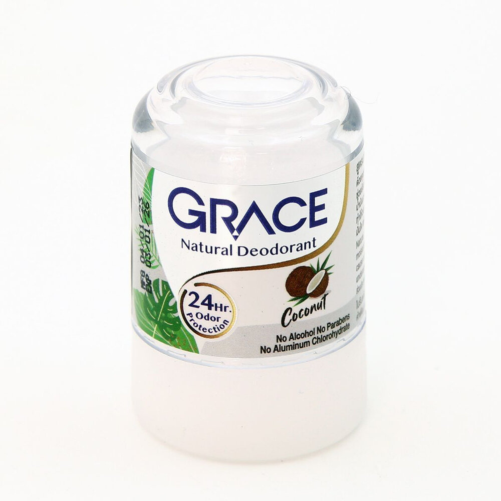 Тайский Кристаллический натуральный антибактериальный дезодорант 70 гр кокос