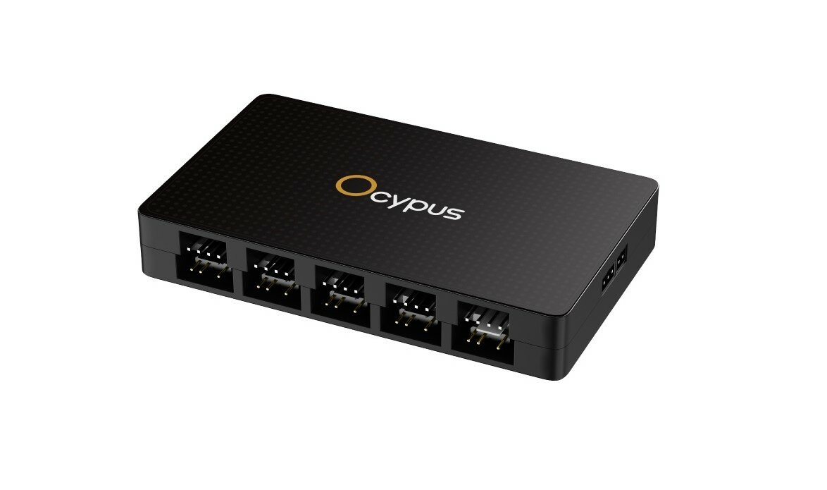 Концентратор Ocypus Delta EH10 BK, 10 ports FAN/ARGB Hub