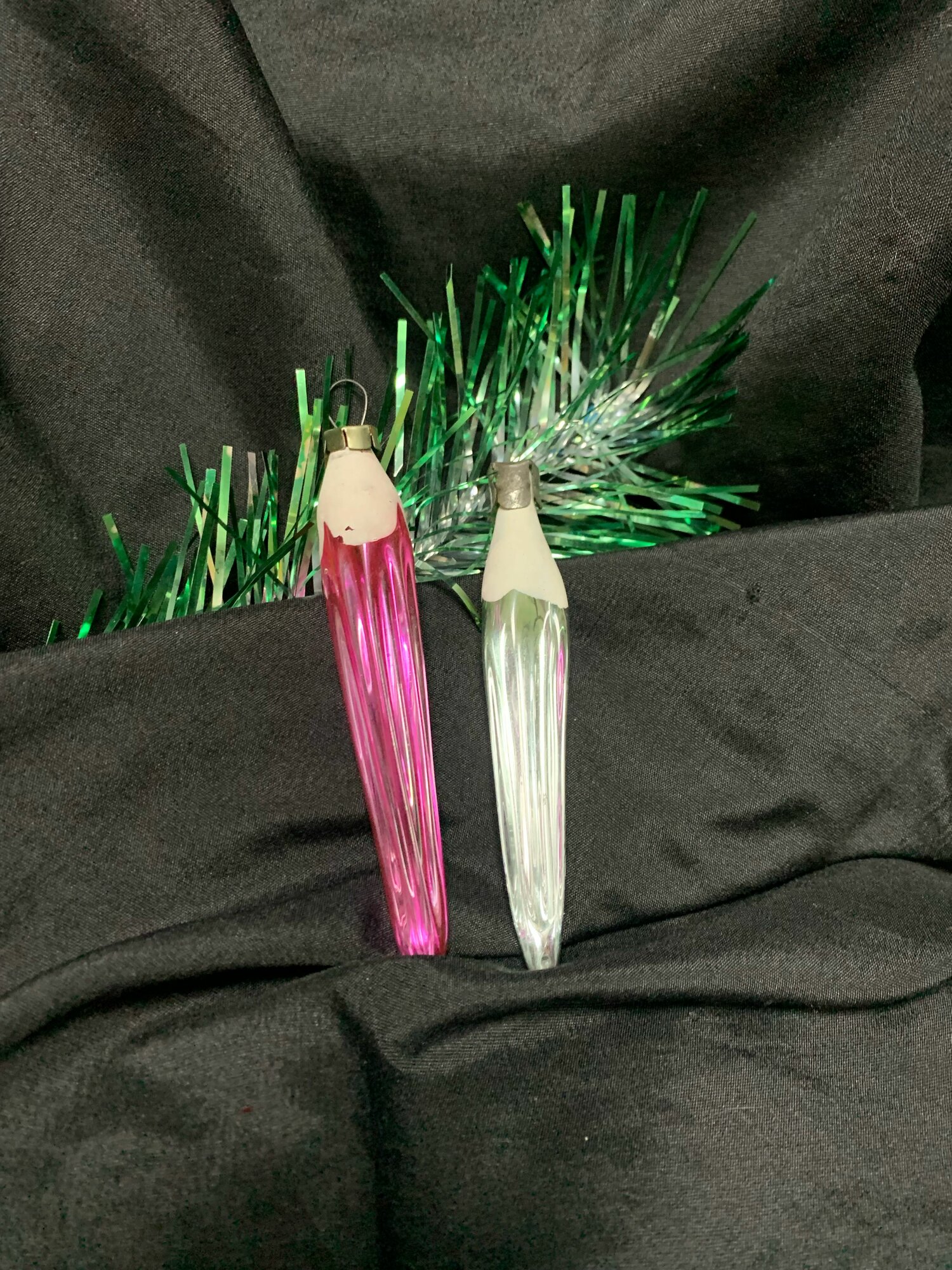 Елочные игрушки "2 Сосульки" набор №4