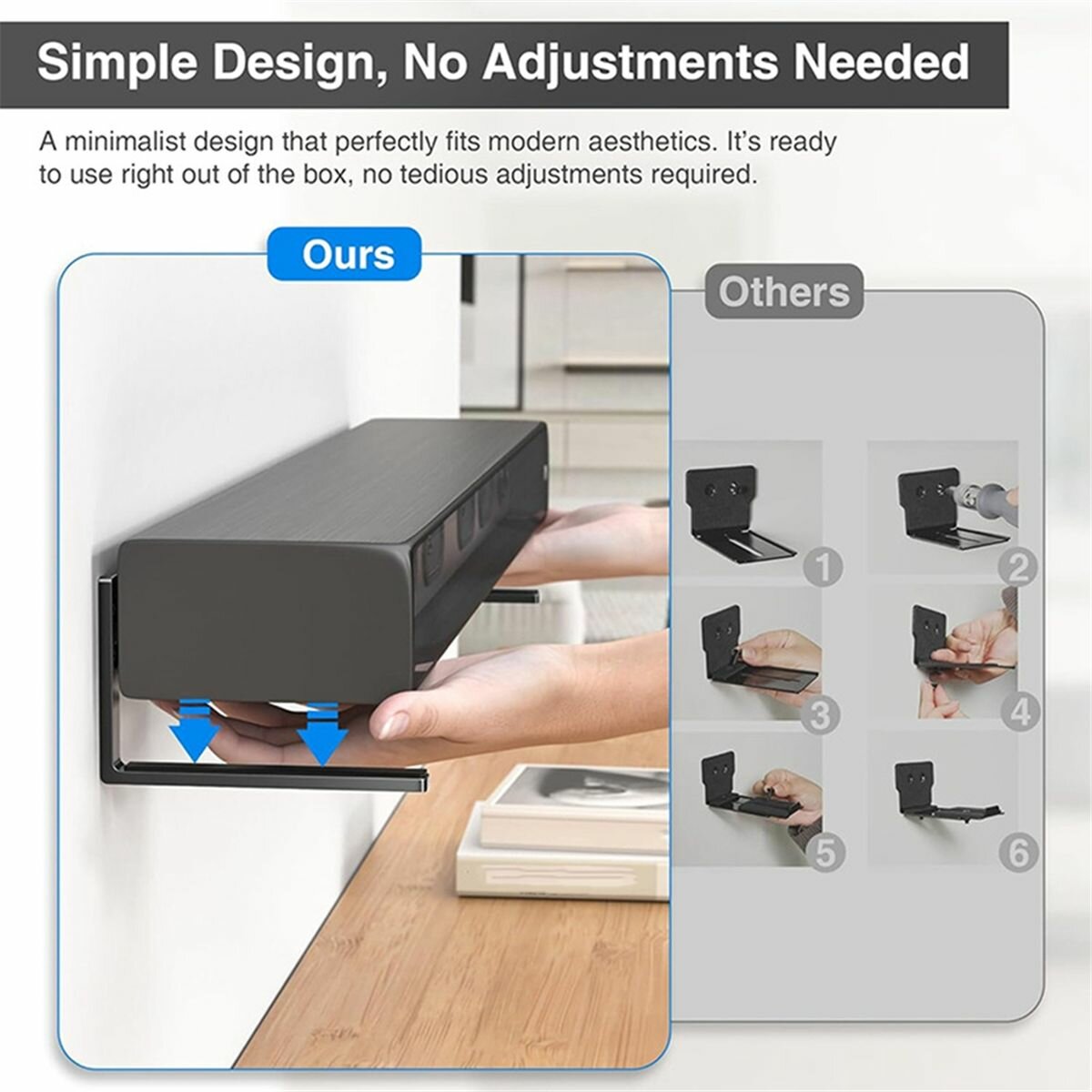 Новый кронштейн для саундбара с регулируемой глубиной настенного крепления для саундбара