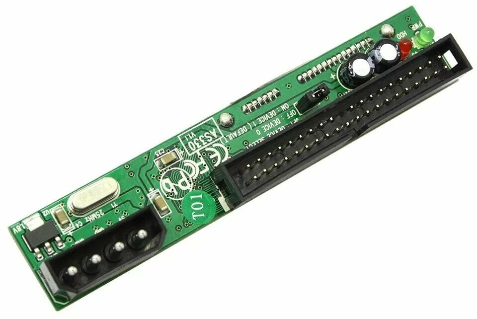 Переходник SATA - IDE AgeStar (STI-2/AS-SI-20330) питание от разъема