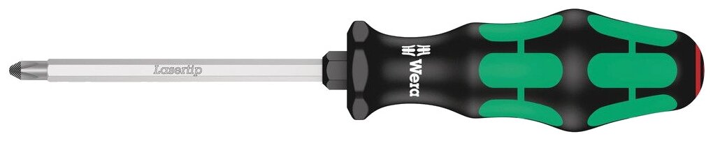 350 SK PH Отвёртка крестовая, с шестигранным стержнем, PH 1 x 80 мм WERA WE-008751