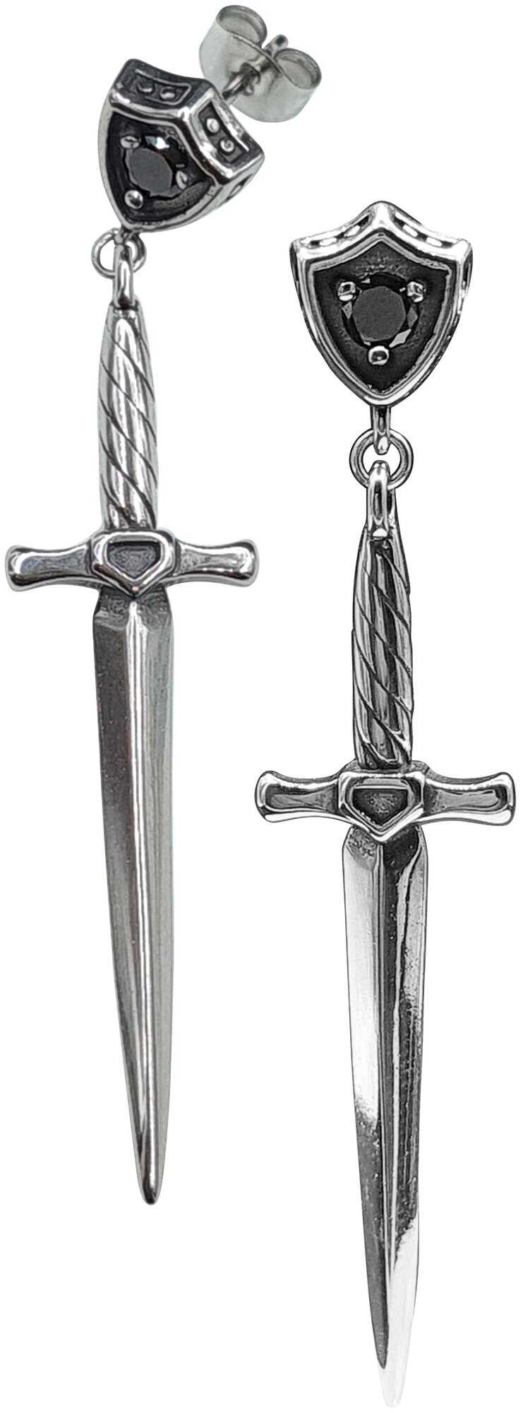 Серьги, циркон