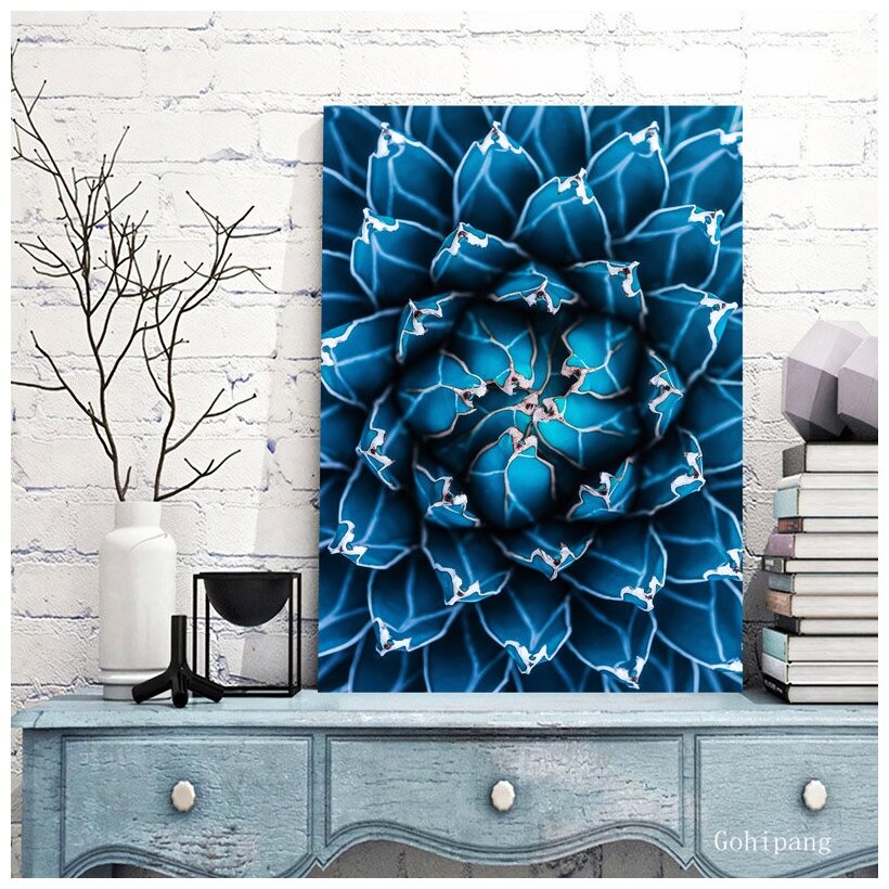 Картина интерьерная на натуральном холсте "Сердце тропиков", 30х40 см