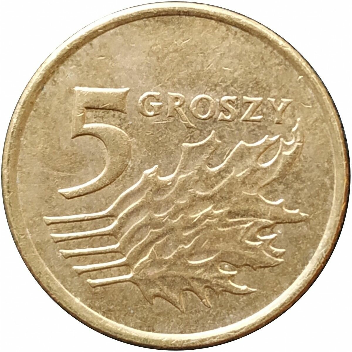 5 грошей 2006 Польша из оборота