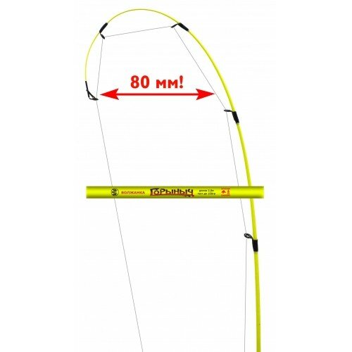 Удилище Волжанка Горыныч плюсс 2,4 м до 150 г для спиннинга на больших реках и водоемах