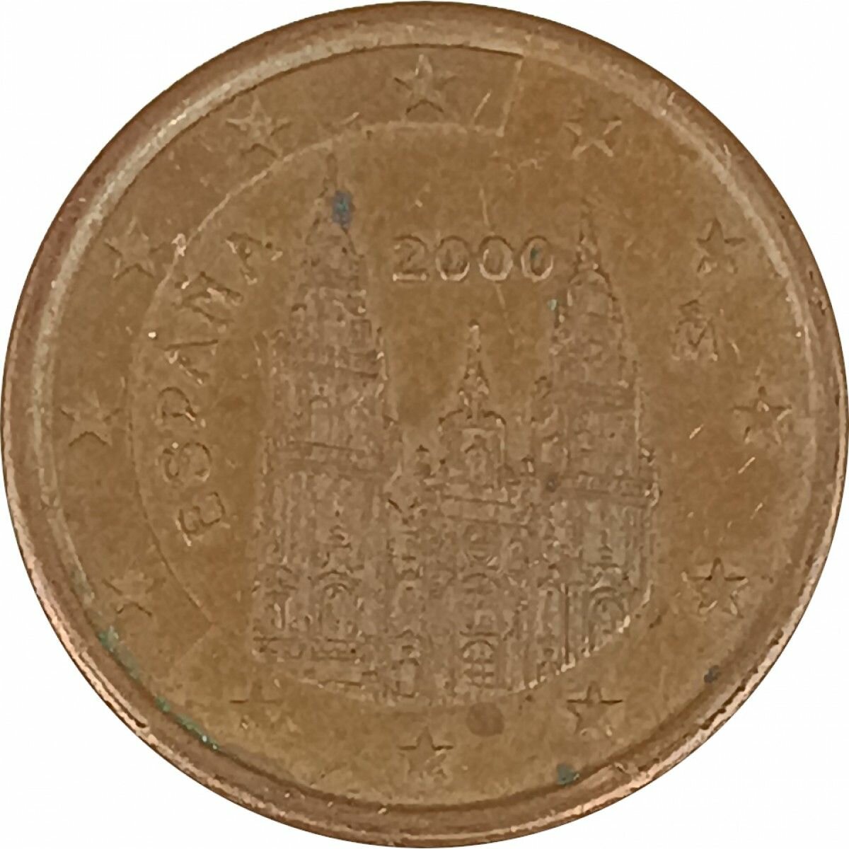 5 евроцентов 2000 Испания из оборота