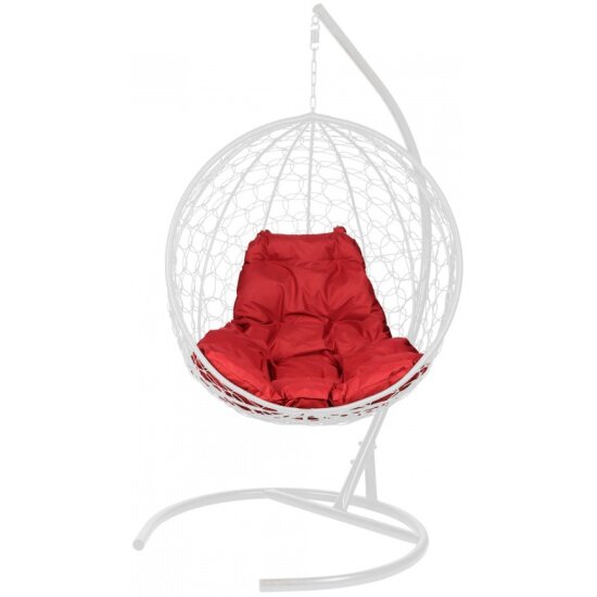 Подушка Bigarden для одноместного подвесного кресла бордо