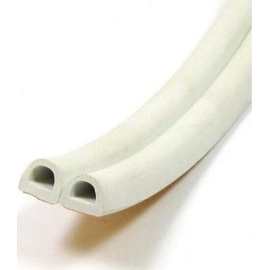 Уплотнительная лента Ремоколор Professional самоклеящаяся вспененный EPDM каучук, D-профиль, белая, 9x6мм, 100м, (шт.)