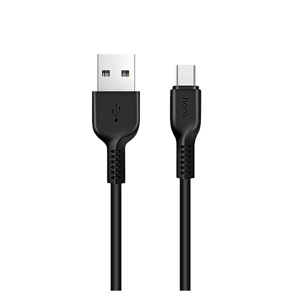 Кабель Hoco X20 Flash USB - USB Type-C 3 м черный