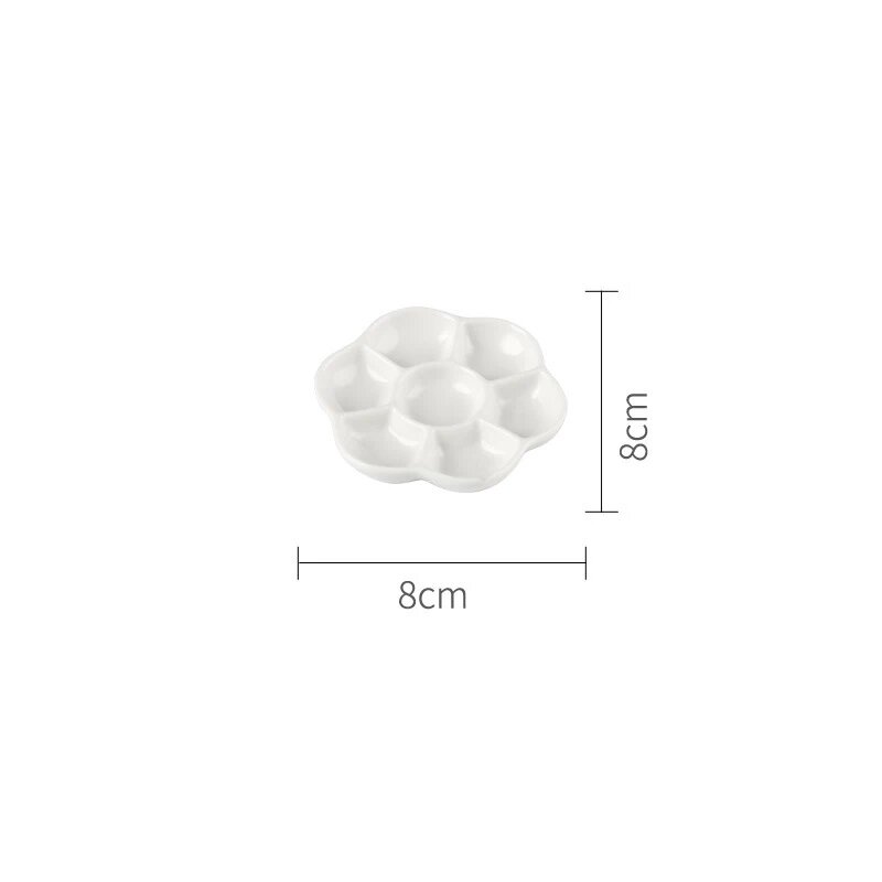Керамическая палитра для акварели DINGYI STATIONERY 8cm