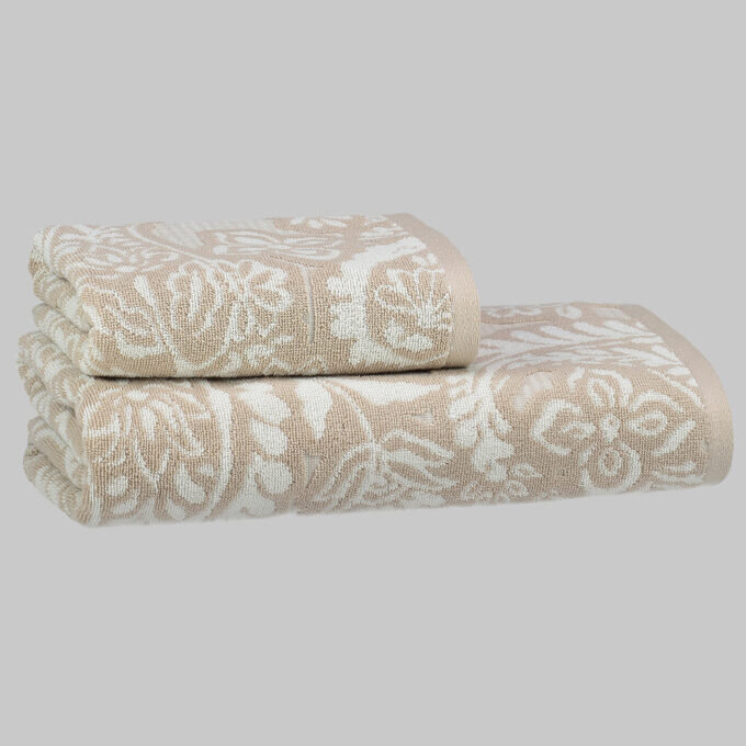 Махровое полотенце (1 шт) Pari v1 Sarev (бежевый), Полотенце 50x90