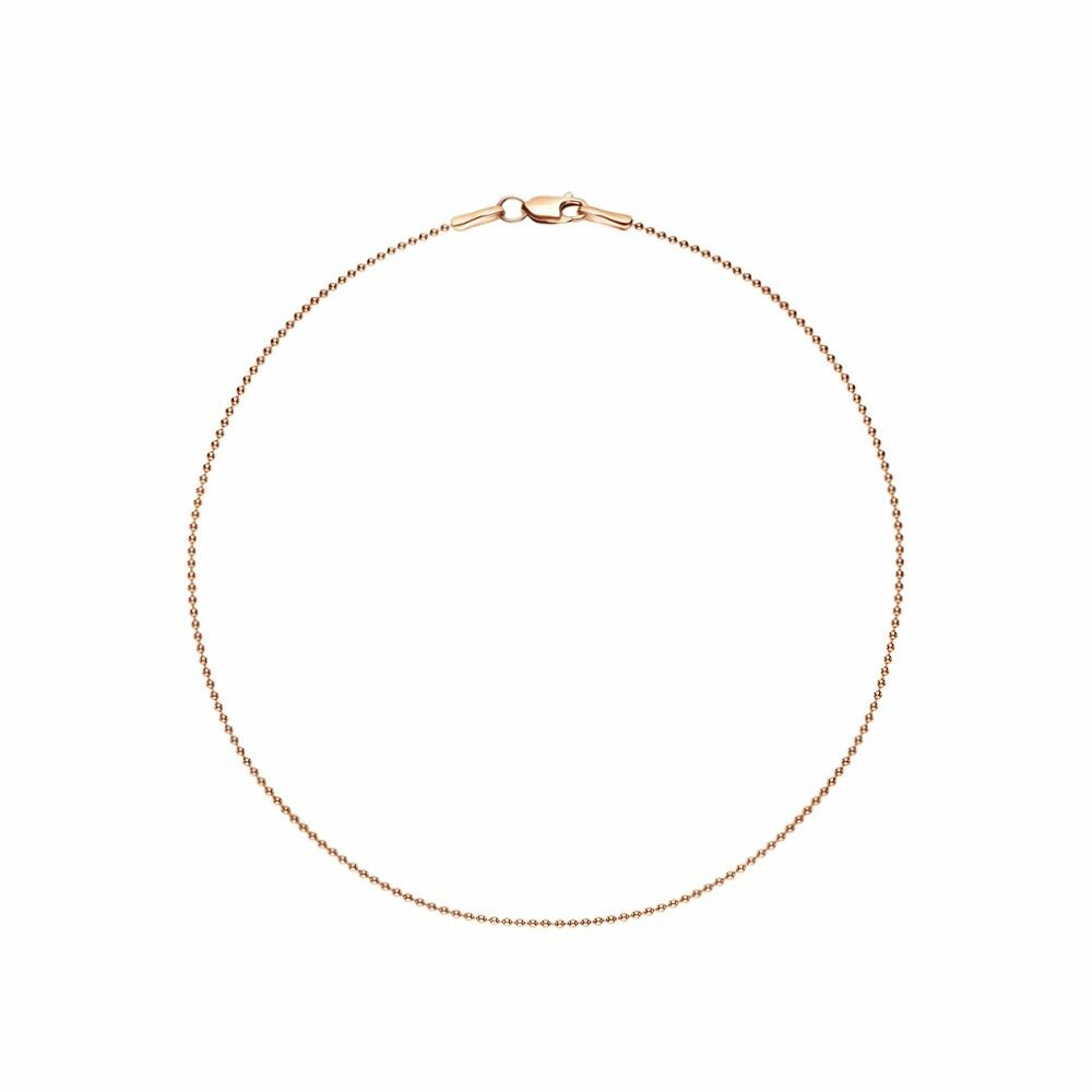 Браслет-цепочка, красное золото, 585 проба