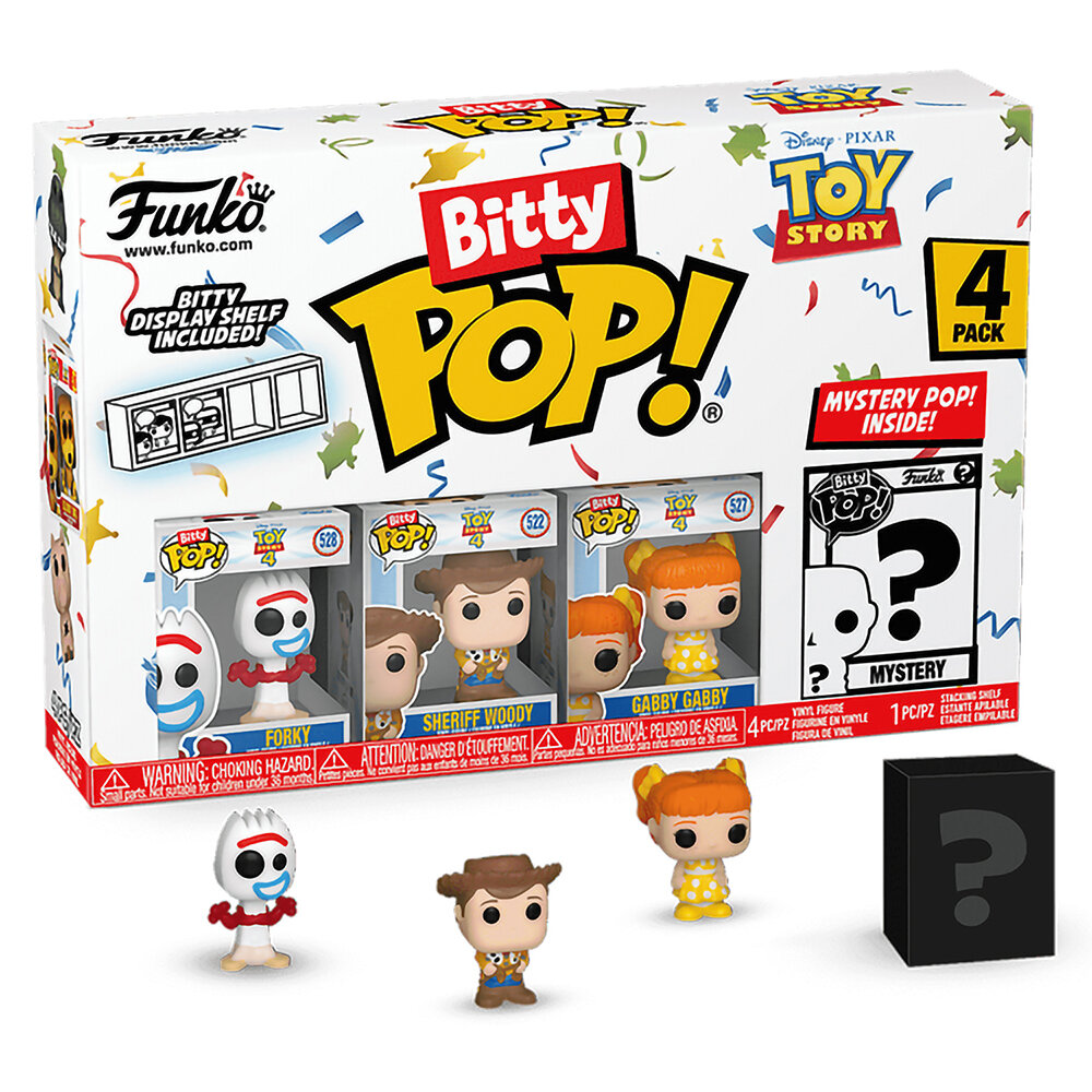 Фигурка Funko Bitty POP! Disney Toy Story Forky+Sheriff Woody+Gabby Gabby+Mystery (1 of 4) 4PK 73040