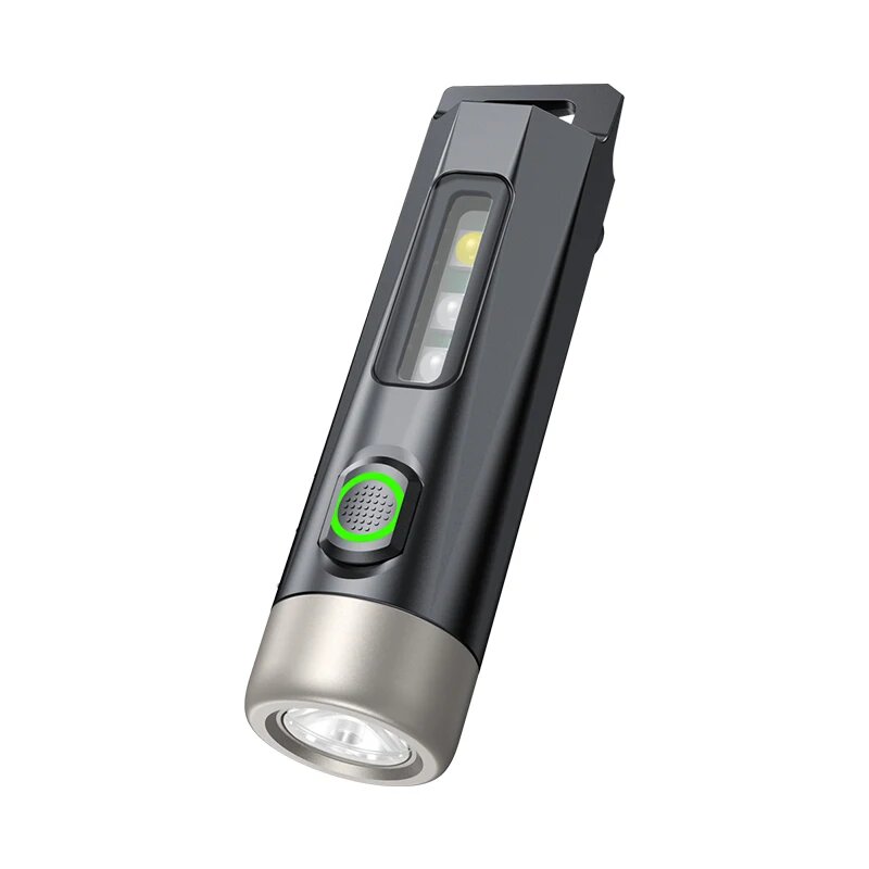 PHILIPS EDC фонарик светодиодная перезаряжаемая лампа мини EDC брелок фонарики походная лампа для пеших прогулок самооборона .