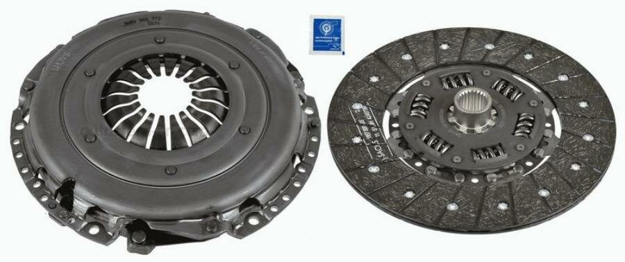 SACHS 3000970138 Комплект сцепления без выжимного OPEL 2.0CDTI Insignia A 08-/Antara A 16-/Cascada 15-/Zafira Tourer C 11- \ CHEVROLET Malibu 2.0D 12- \ SAAB 9-5 2.0TiD 10-