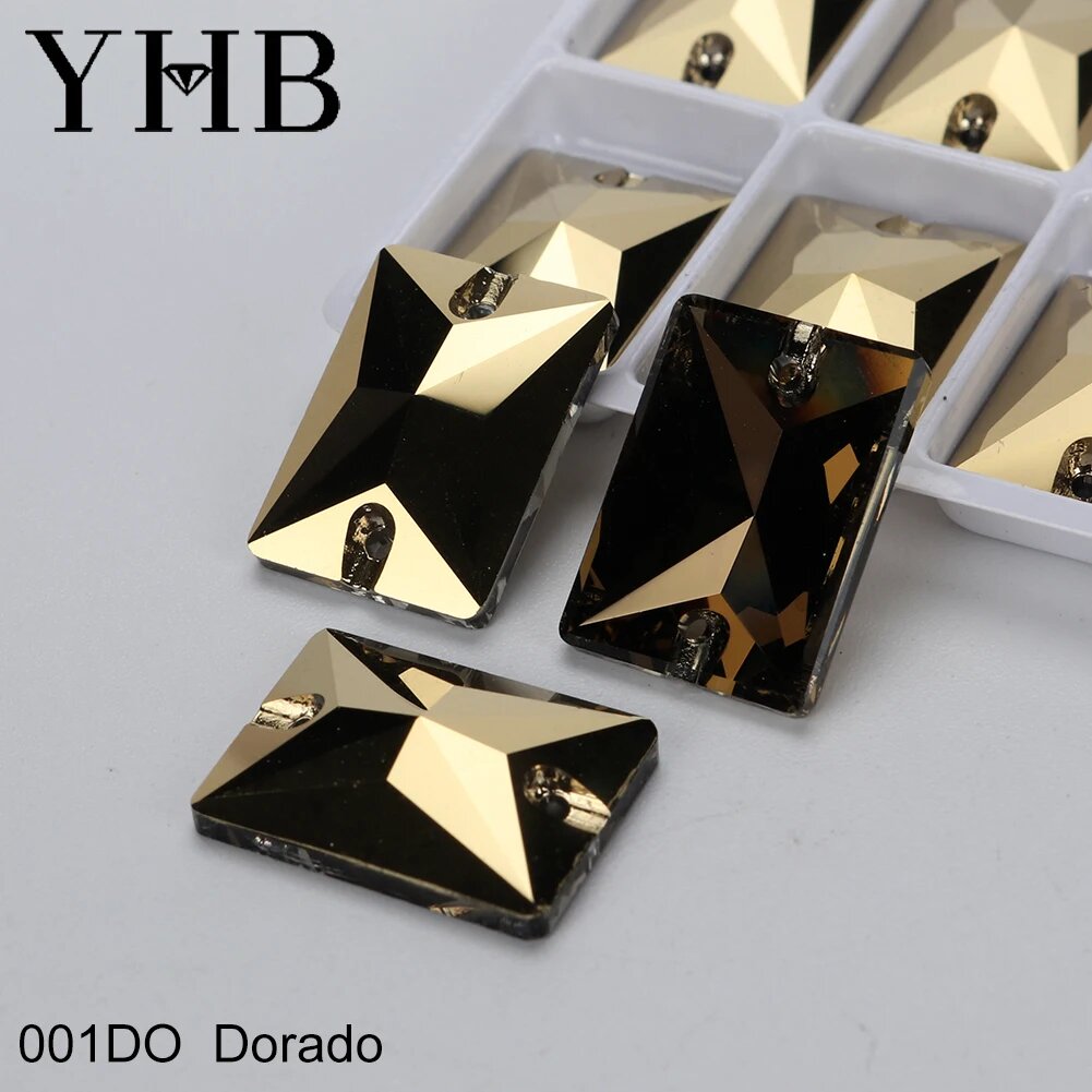 Стразы YHB Dorado 18mm и 25mm, 12шт