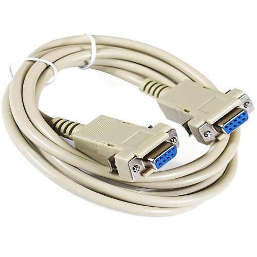 Кабель-переходник RS232 9M-9M ExeGate EX-C808-1.8 COM порт DB-9pin штекер-штекер - 1.8 метра