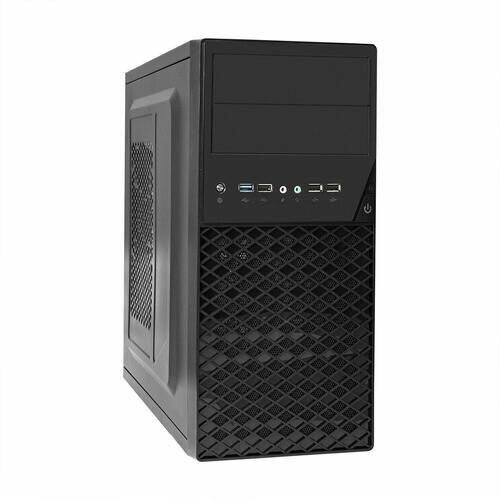 Компьютерный корпус ExeGate BA-203U-AA350 (EX284028RUS) черный - Mini Tower, Micro ATX, USB 3.2 Gen1 Type A