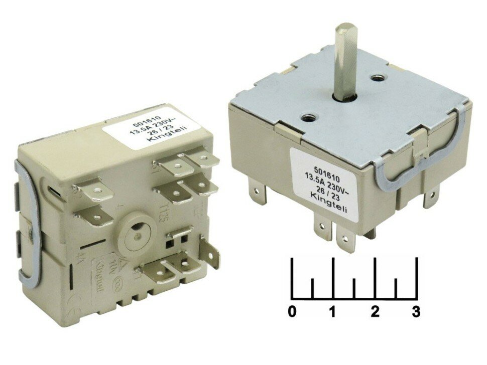 Терморегулятор для стеклокерамических плит двухзонный 13.5A 220V 501610 Haier (1013606)