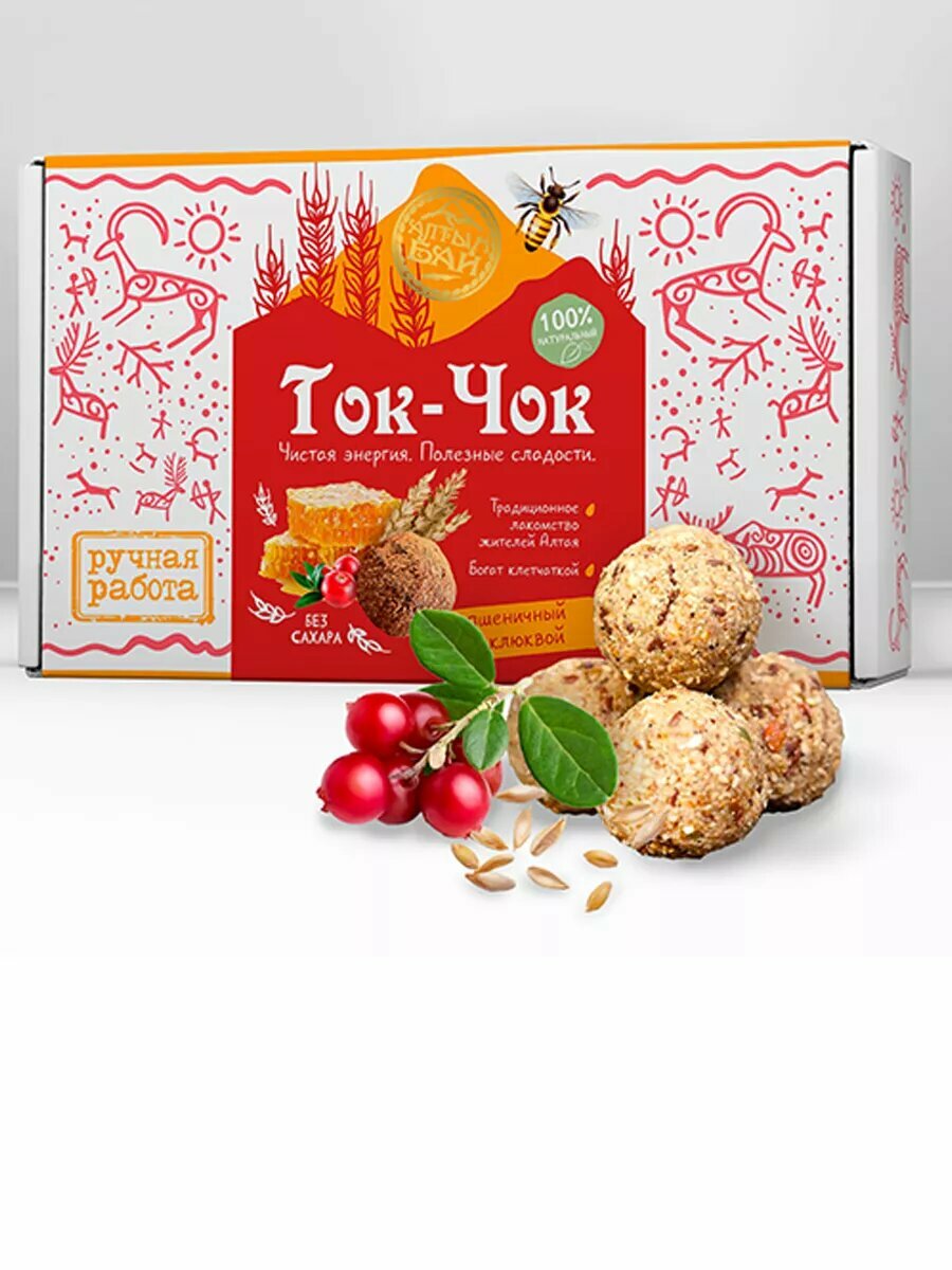 Ток-чок "Пшеничный с клюквой" способствует снижению давления