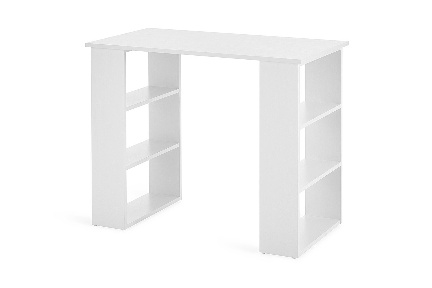 Письменный стол Hoff Денвер, 90,5х75х49 см, с полками, цвет белый