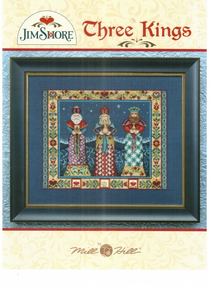 Схема для вышивания Mill Hill JSP006 Three Kings (Три короля), 14 стр.