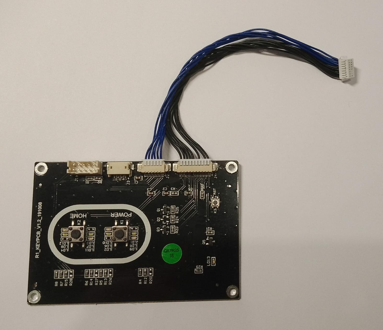 Плата управления кнопками (R1_Keypcb_V1.2_191008) робота пылесоса Mi Robot Vacuum-Mop Essential (MJSTG1)