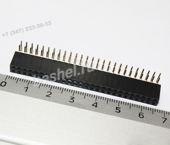 Разъем штыревой PBDR-2x26 (2,54)