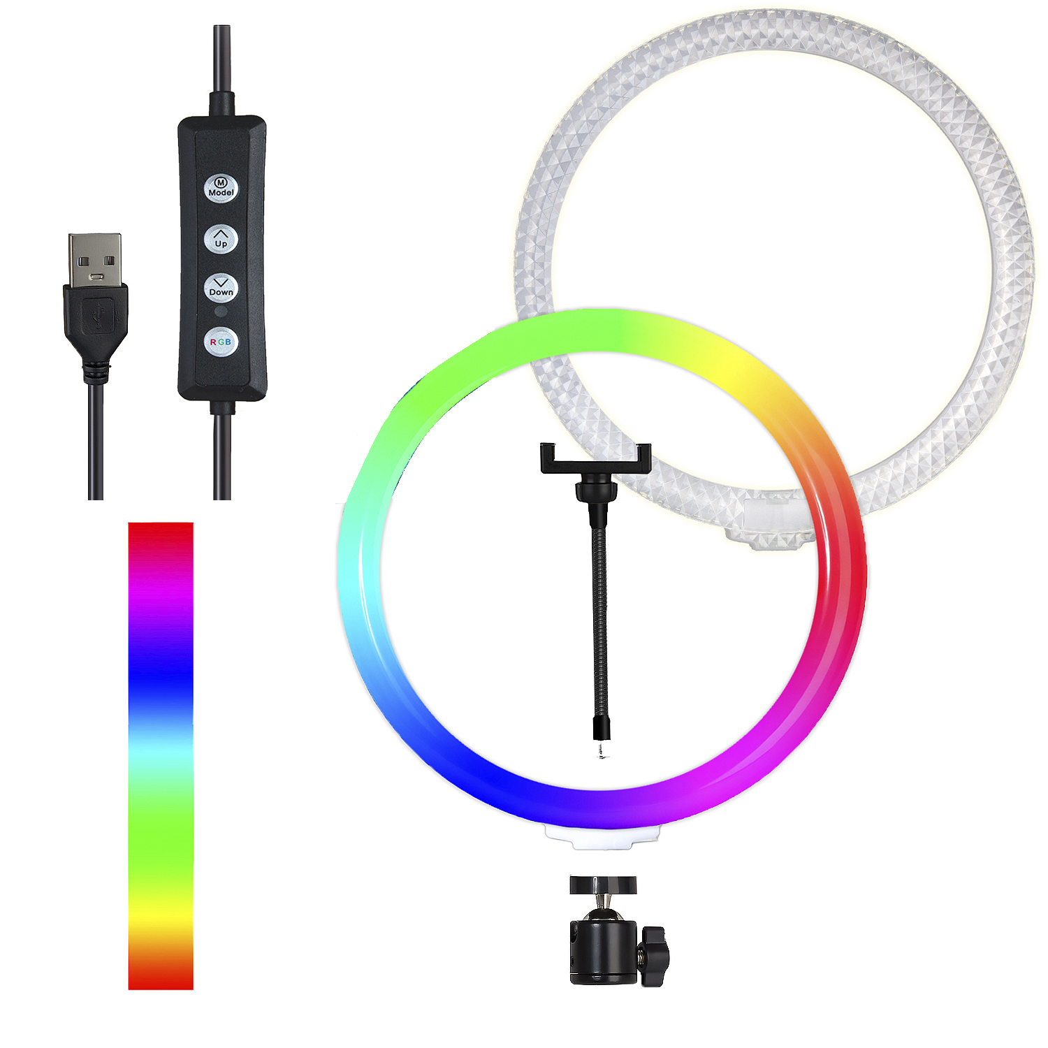Селфи кольцо 45 см RGB JBH