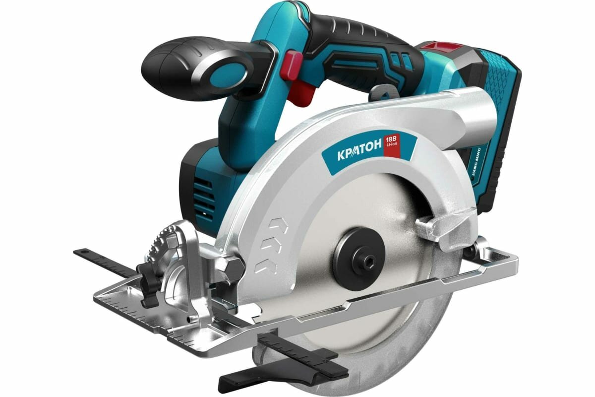 Пила дисковая аккумуляторная кратон CS18CD-165-OFA SET