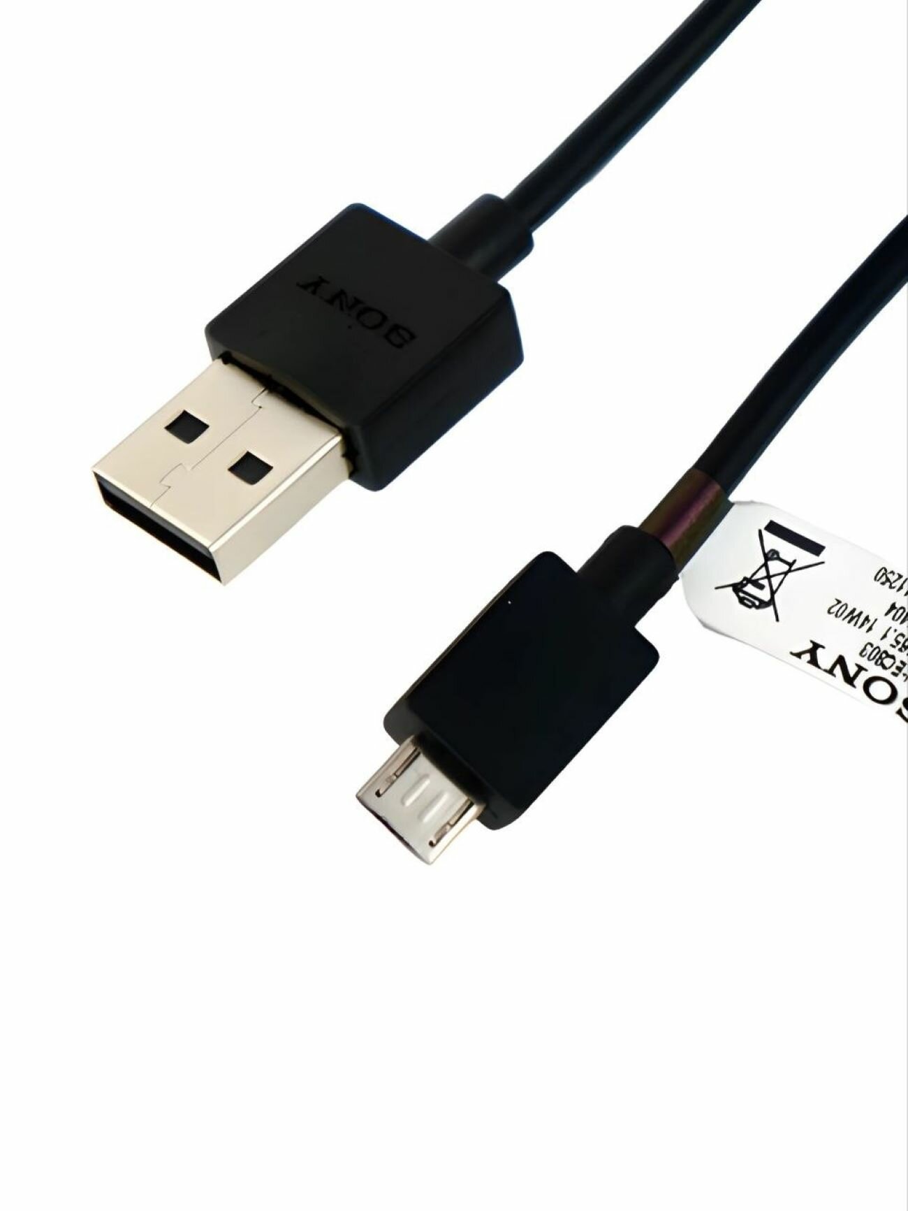 Кабель Sony USB-Micro USB EC803 для передачи данных 1м, черный