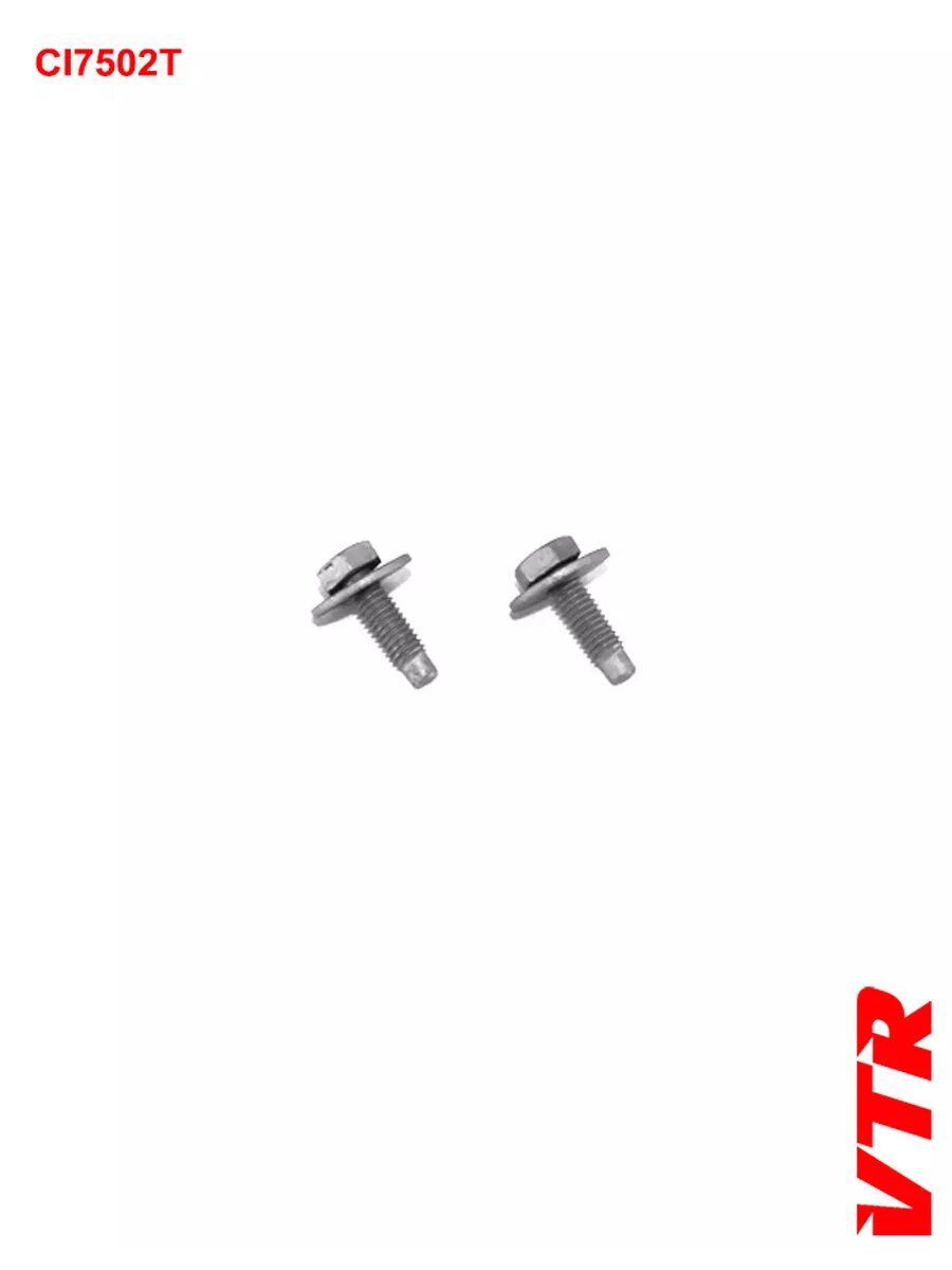 Болт с шайбой (комплект 2 шт.) для CITROEN, PEUGEOT, CI7502T, VTR