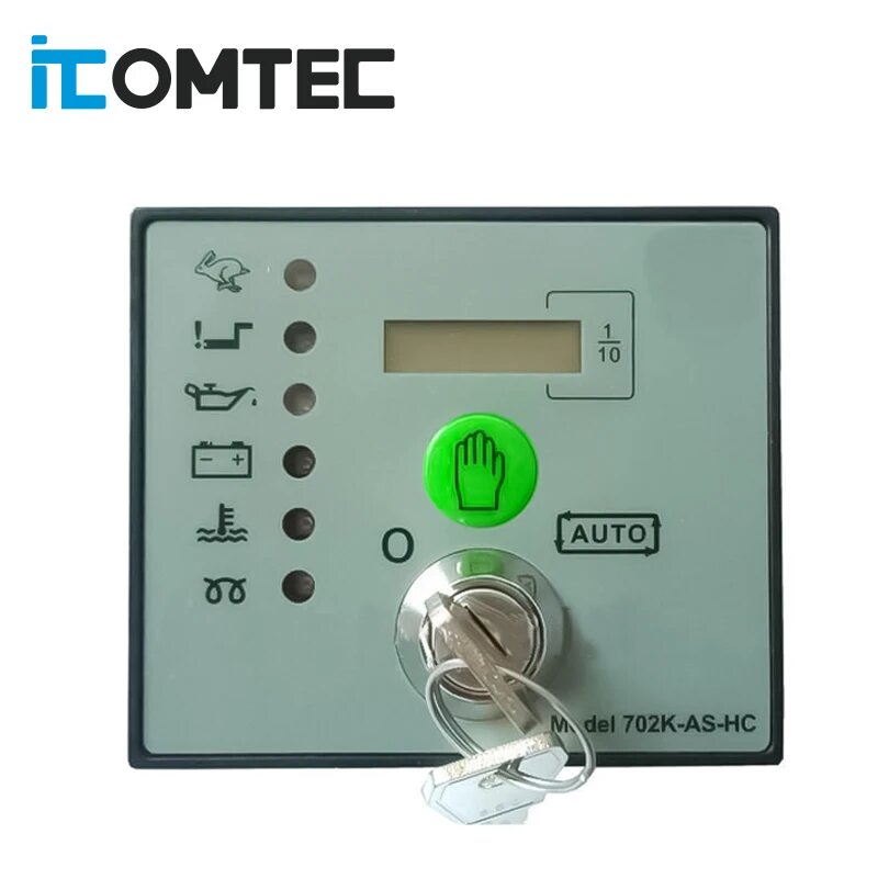 Контроллер генератора 702AS, автоматический запуск с заменой ключей DSE702AS DSE702