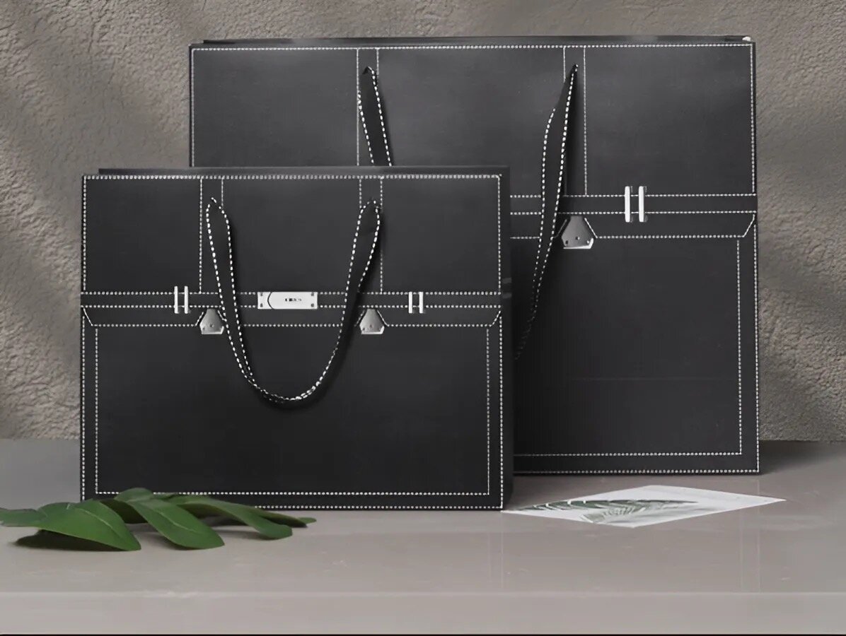 Подарочный пакет "Мужчина", бумага/картон, 32 см x 11 см x 25 см