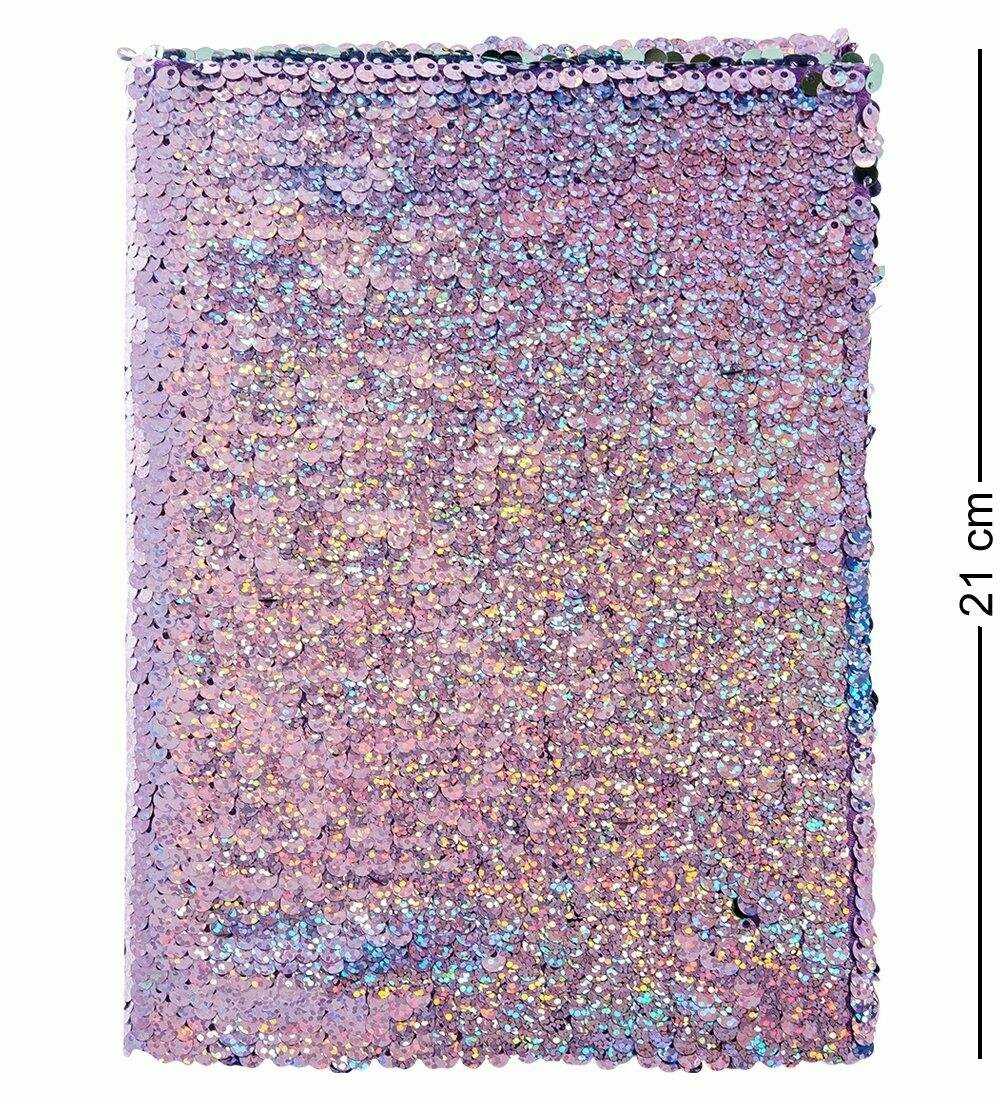 Блокнот Яркое настроение A2135038 разностор, Бумага, картон, пайетки