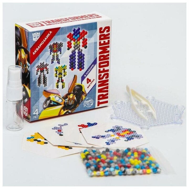 Hasbro Аквамозаика «Автоботы», Трансформеры, 4 фигурки, персонажи