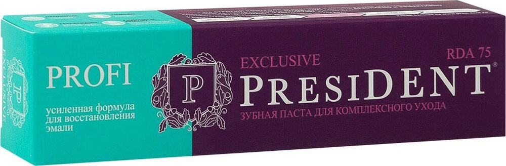 Президент Profi Зубная паста Exclusive 50мл
