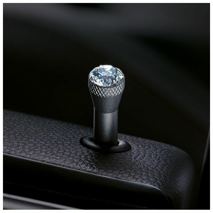 Оригинальные кнопки (штифты) блокировки дверного замка BMW Swarovski Crystal Clarity 51265A681A8