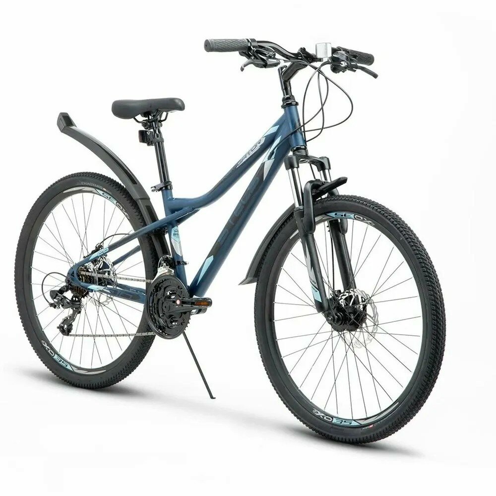 Горный велосипед Stels Navigator 510 MD 26 V010, год 2025, цвет Серый-Красный, ростовка 14