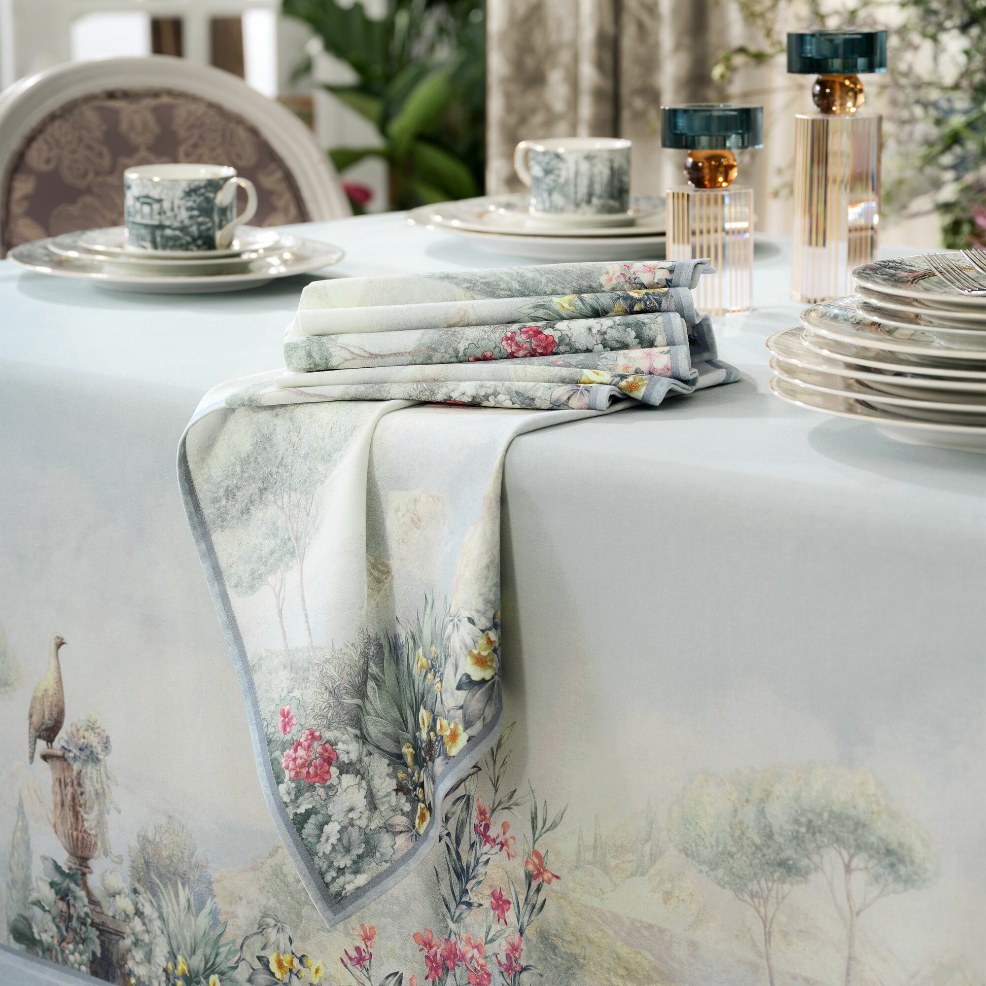 Togas Салфетка на стол сервировочная "Элизиум" тканевая, хлопок, 43x44