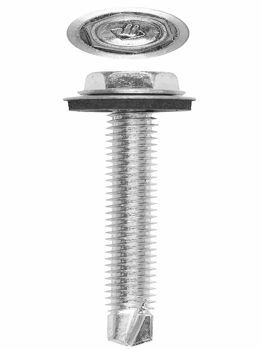 СКМ, 70 х 6.3 мм, цинк, 600 шт, кровельный саморез, Професс