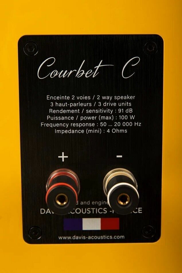 Акустика центрального канала Davis Acoustics Courbet C (желтый)