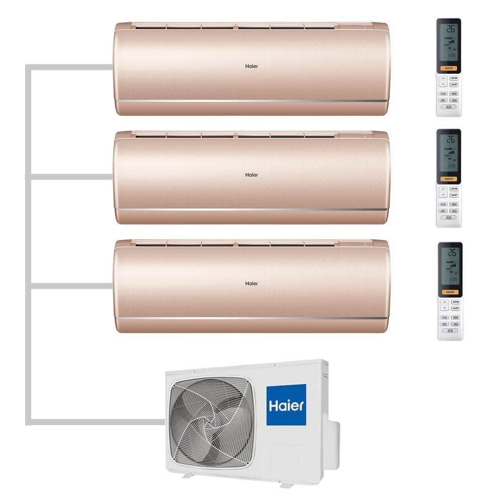 Мульти сплит-система настенная Haier AS35S2SJ2FA-Gх3/3U70S2SR5FA Inverter